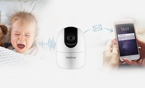 Kit Camera de Vídeo Mibo iM4 Wi-Fi Full HD com micro SD 32Gb - Intelbras