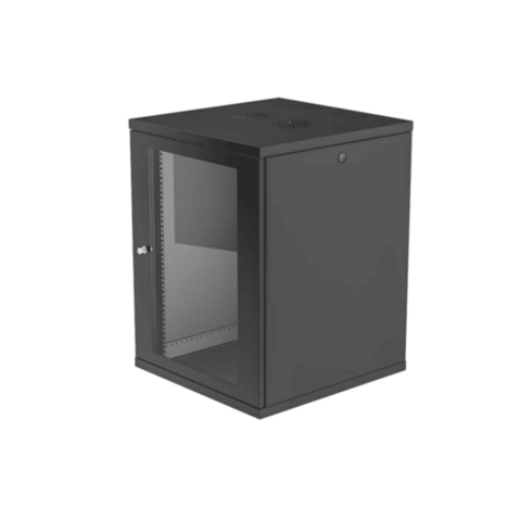 MINI RACK 16U X 600 MMP LATERAL MÓVEL PORTA COM VISOR - DEMATEC