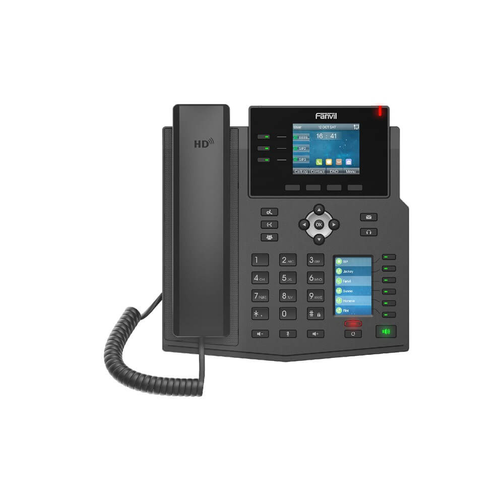 TELEFONE IP EMPRESARIAL FANVIL X4U V2 12 LINHAS SIP